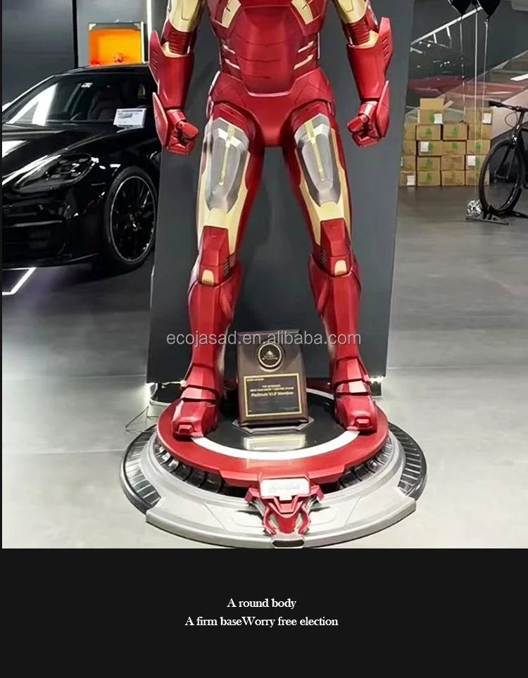 Outdoor Indoor Decoration Life Size Resin Marvel Hero Sculpture ...