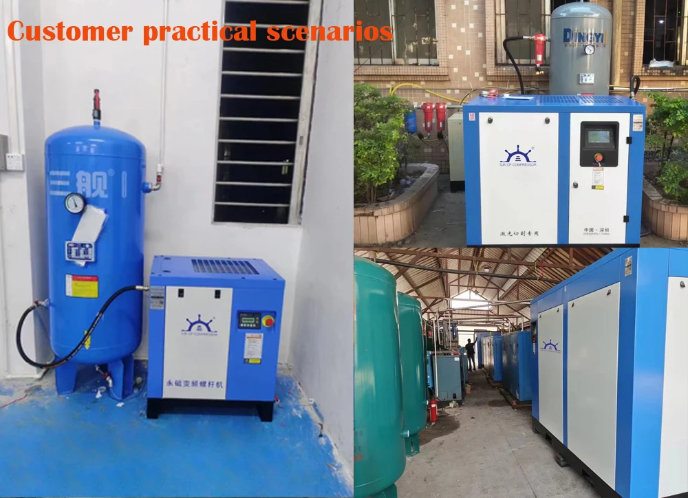 Customized 20KW 380V Screw Air Compressor Package