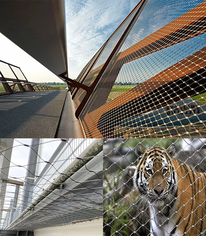 Stainless Steel Wire Rope Mesh Netting For Balustrade - Buy Wire Rope ...