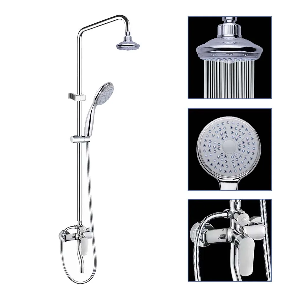 Bathroom Waterfall Eco High Pressure Abs Plastic Overhead Shower Head ...