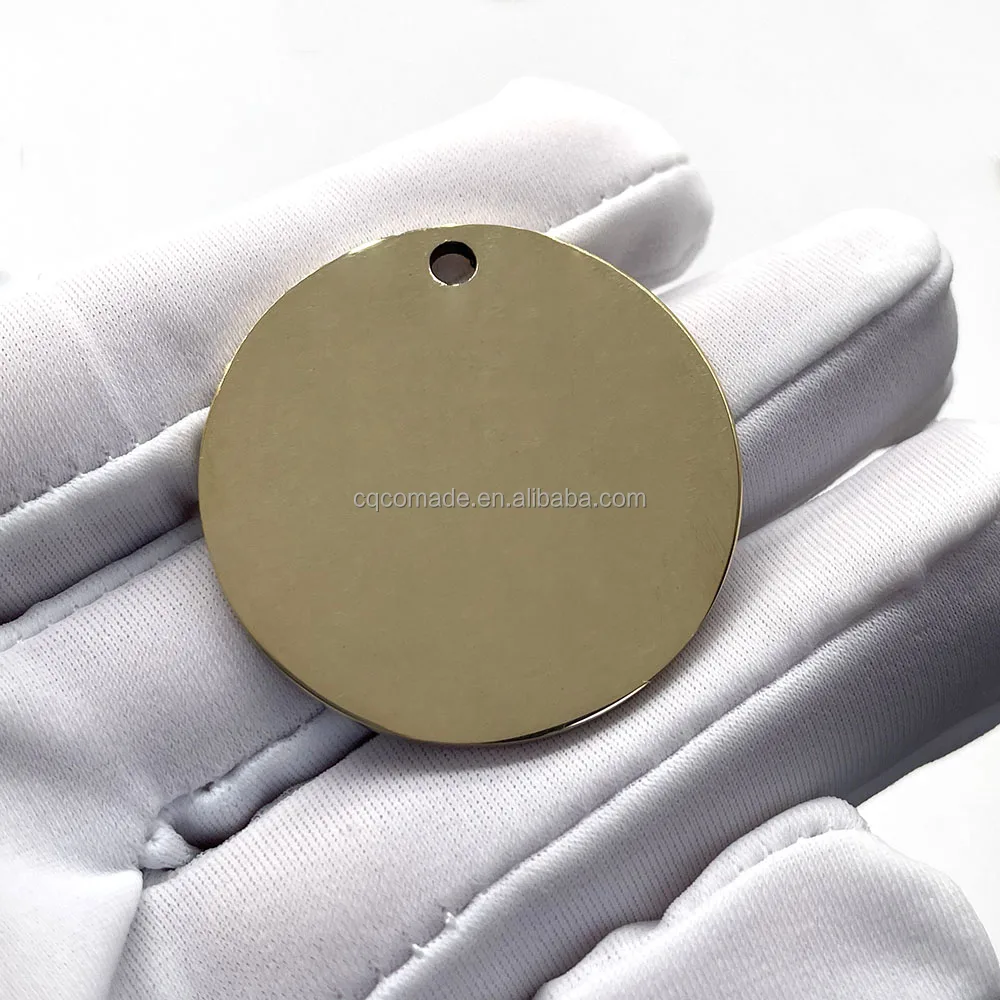 Unlacquered Brass Sample - Quality Solid Brass Pet Tags