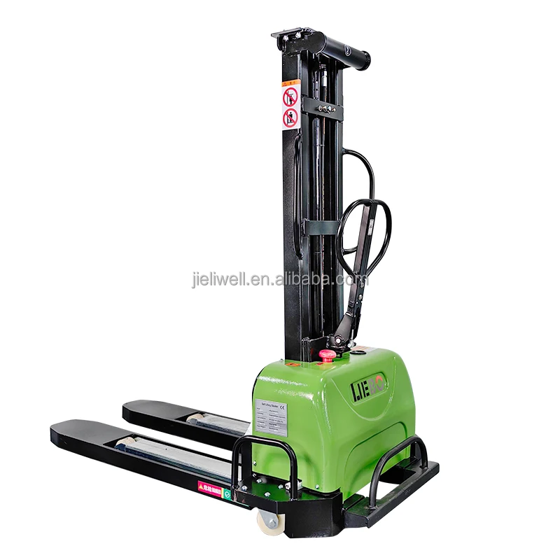 Liebo Self-loading Semi Electric Stacker Self Lifting Stacker Hot ...