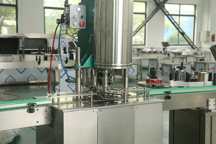Cans Capping Machine Automatic For Tin Can Filling Capping Sealing ...