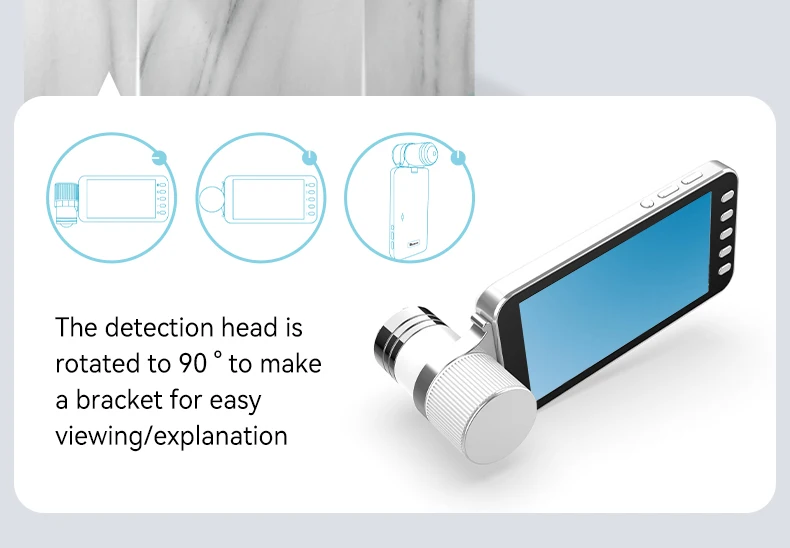 MEIBOYI Portable Hair Follicles Detector - Scalp Analysis