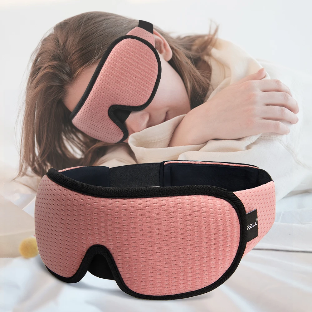 2022 Best Cotton 3d Memory Foam Eyemask Sleep Contoured Sleeping Mask ...