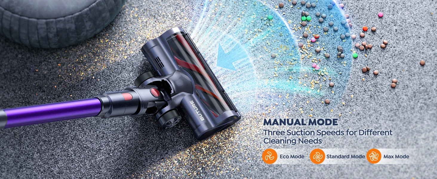 Buture VC70 Handheld Cordless Vacuum Cleaner - 450W Power