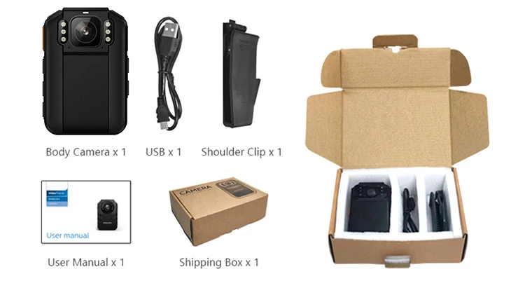 4G Wireless Night Vision GPS Security Body Worn Camera with IP67 ...