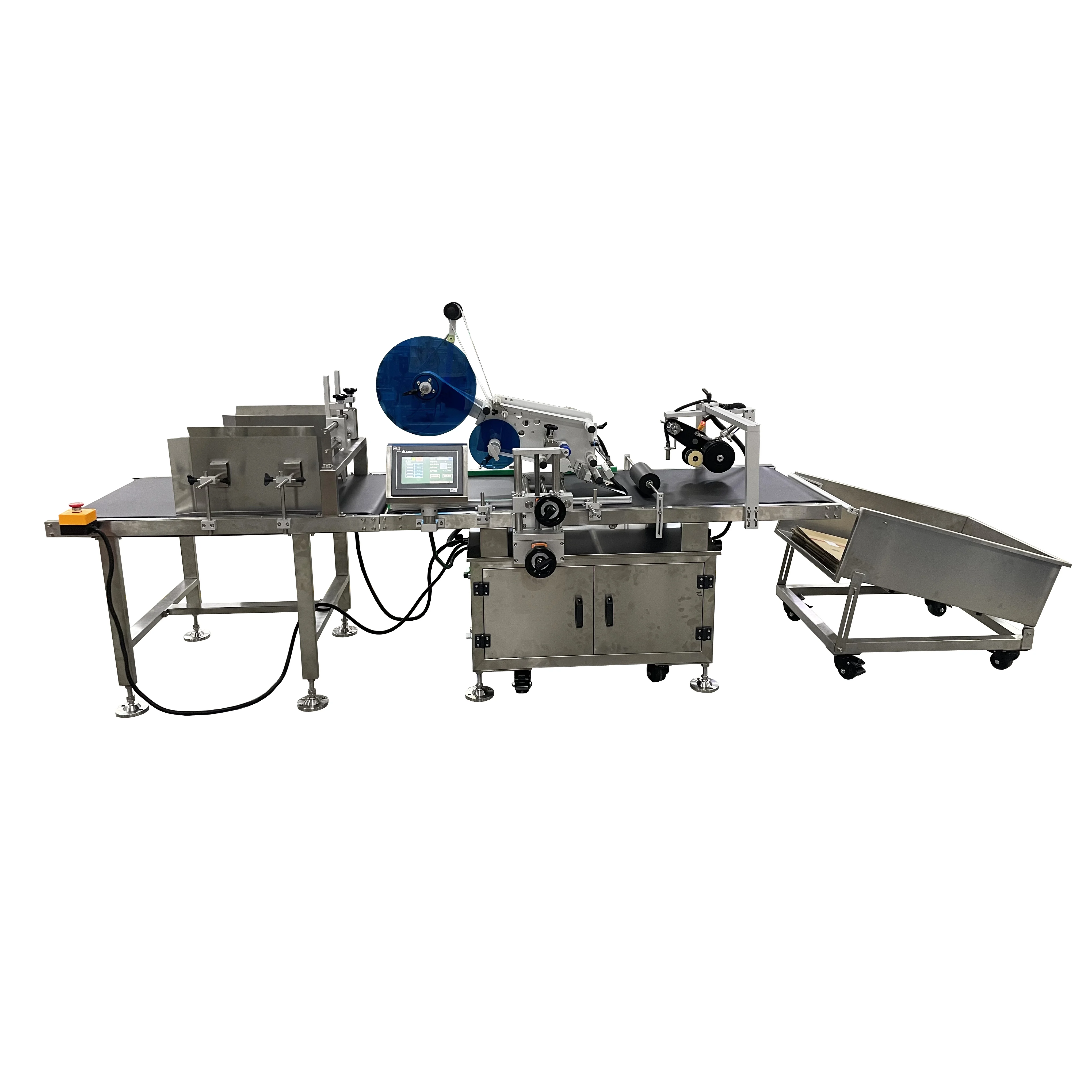 Pneumatic Cardboard Box Carton Plastic Bag Labeling Machine for ...