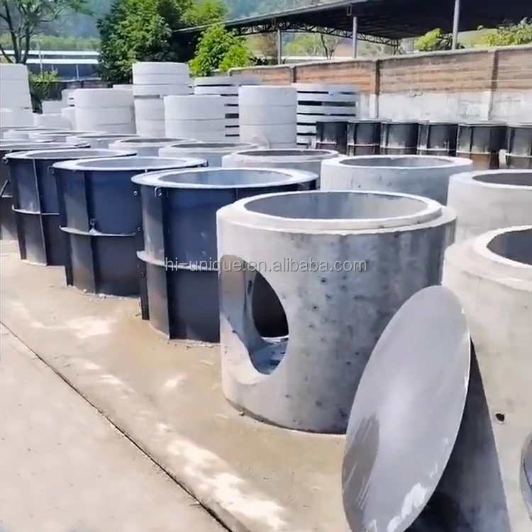 Precast Steel Inspection Well Concrete Manhole Machine - Buy Concrete ...