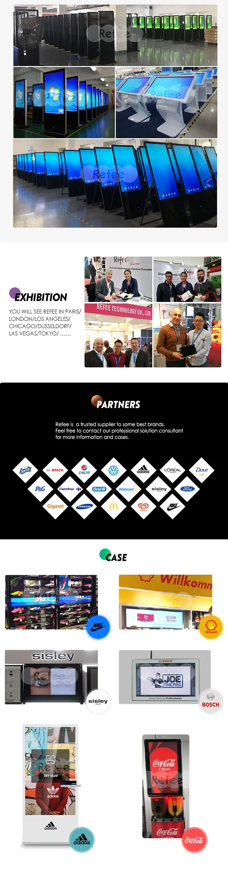 Battery Powered Supply Lcd Poster 43 Inch Portable Digital Billboard ...