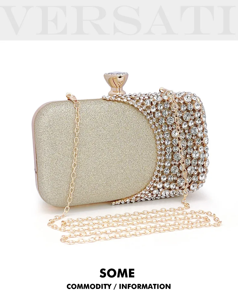 Elegant Rhinestone Evening Purse for Women - Luxury Handbag