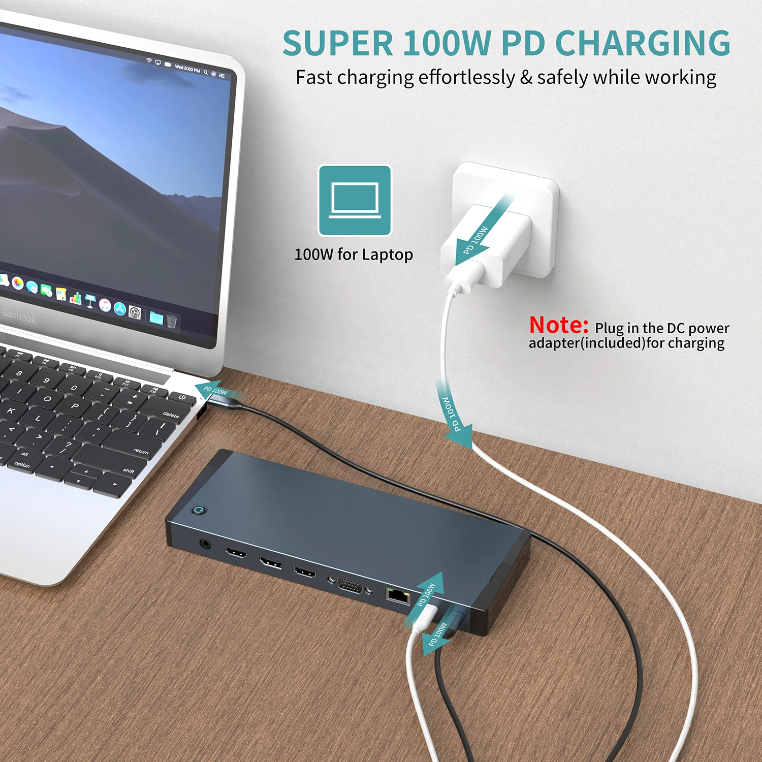 Thunderbolt 4 Docking Station 18in1 USB C Docking Station Compatible ...