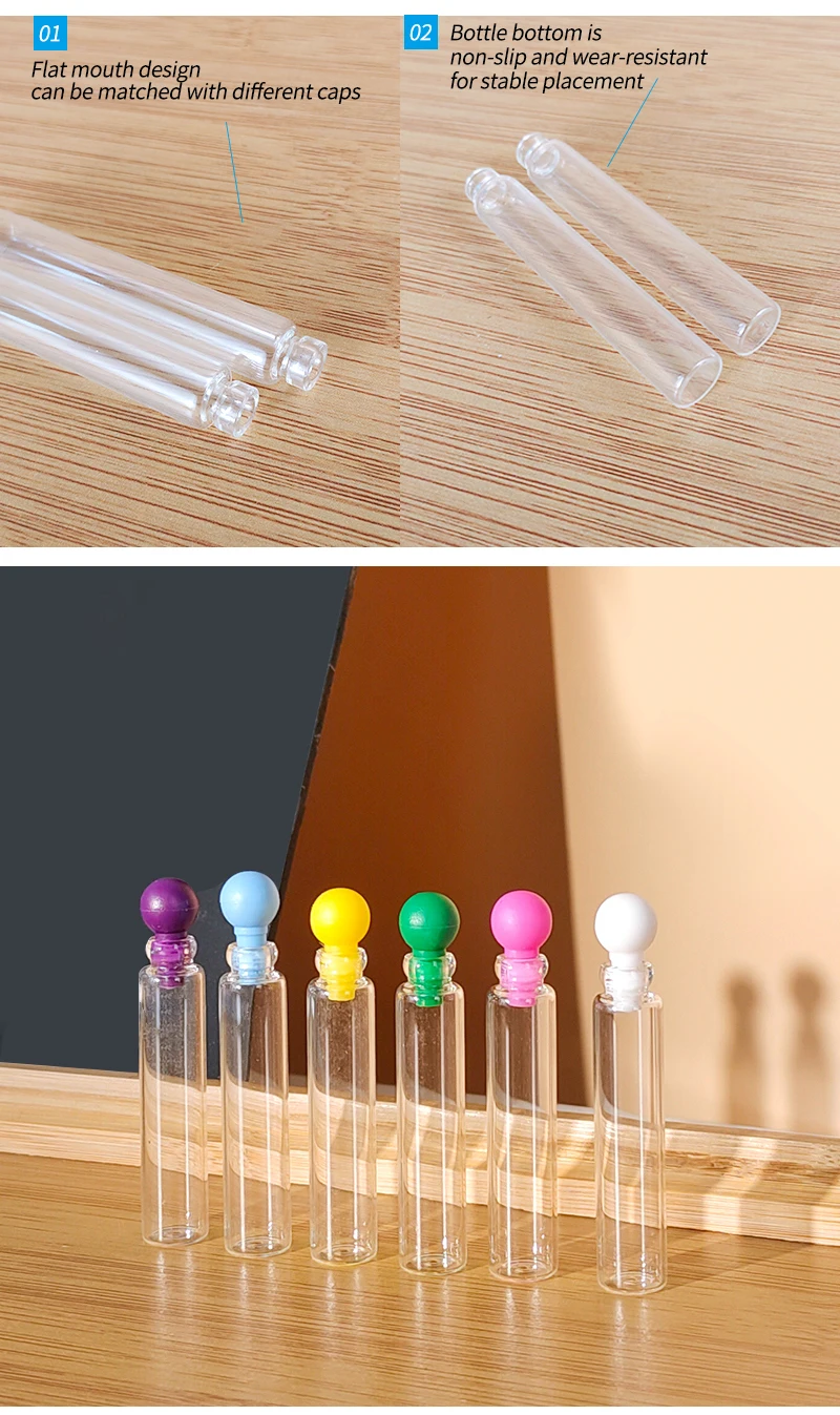 Wholesale 0.5ml 1ml 1.5ml 2ml 3ml 4ml 5ml test Tube Small Sample Vials ...