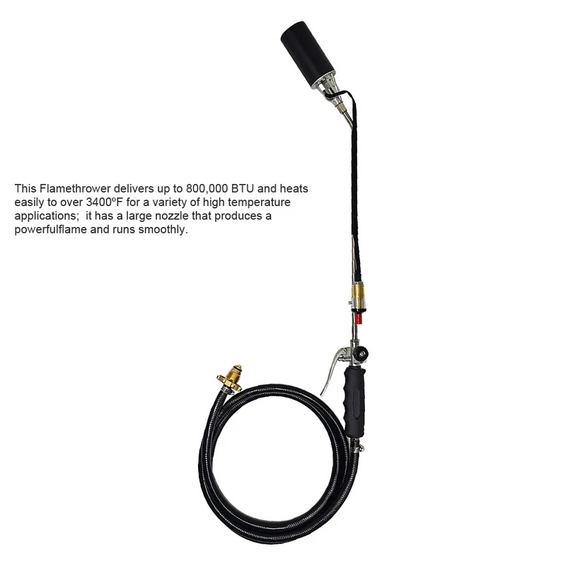Weed Burners Kits Quick Coupler LiquefiedGas Flamethrower Propane Weed ...
