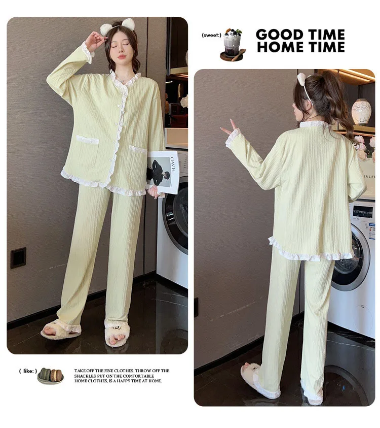 Wholesale Women Sleepwear Spring Pijama Pillama De Mujer Sweet ...