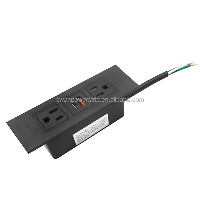 Us Type C Outlet Power Strip Furniture Power Socket With Usb - Buy Usb ...