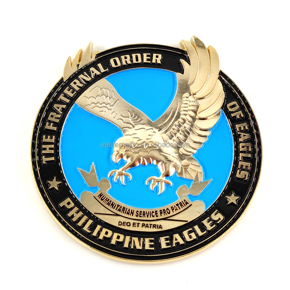 Custom Masonic Badge Philippine Flag Mason Round Metal