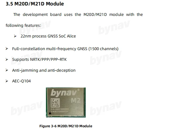Bynav M20 GNSS Module for Drone High Precision Positioning