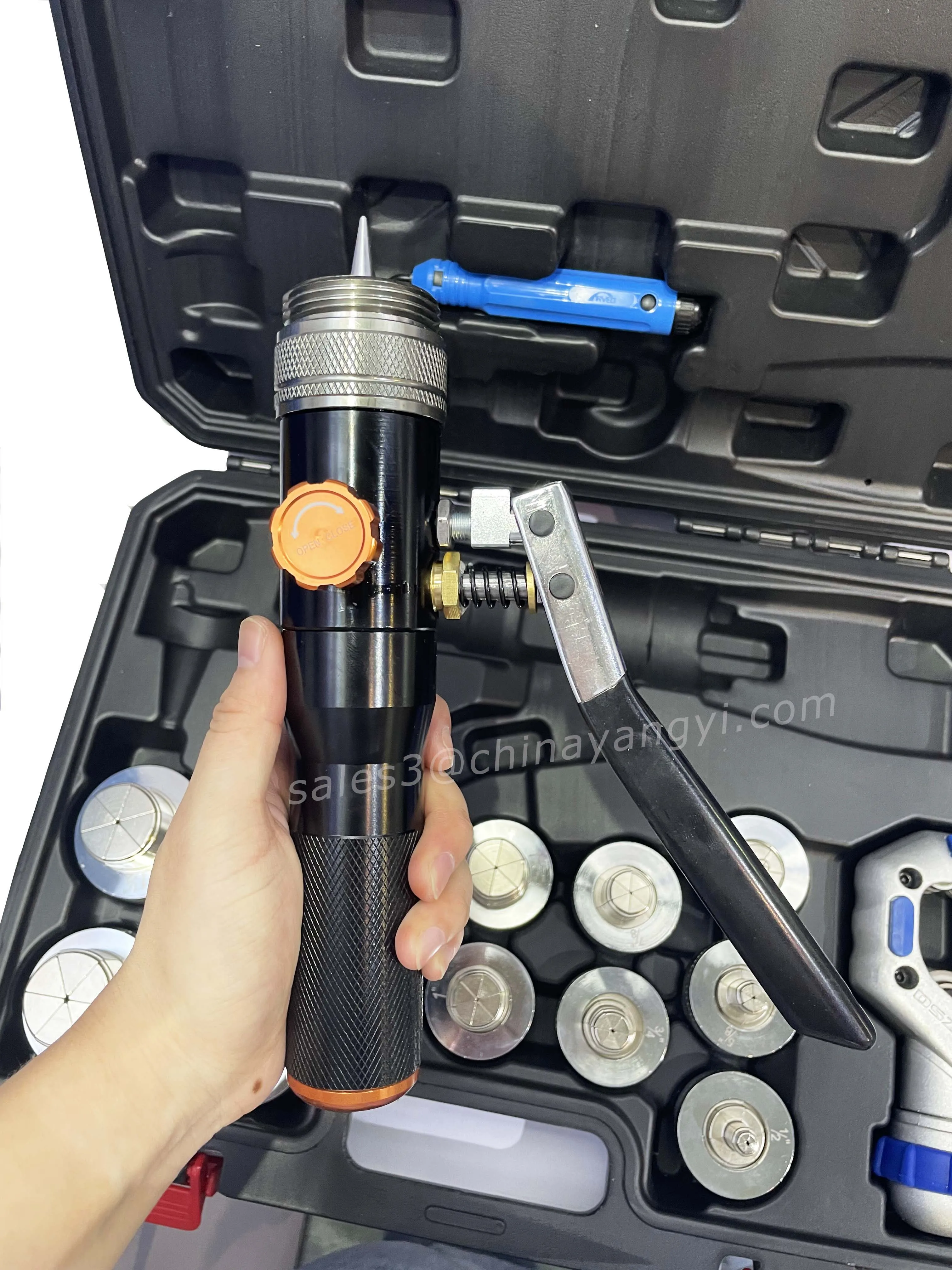 Refrigeration Hydraulic Pipe Expander&Flaring Tools 2-in-1 WK-300 Air ...