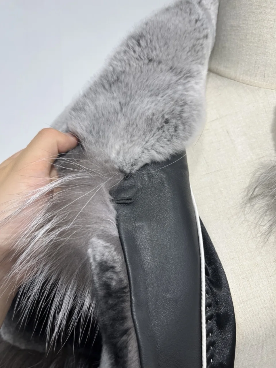 Rxfurs Formal Winter Coats Suppliers Natural Silver Fox Animal Fur Coat ...