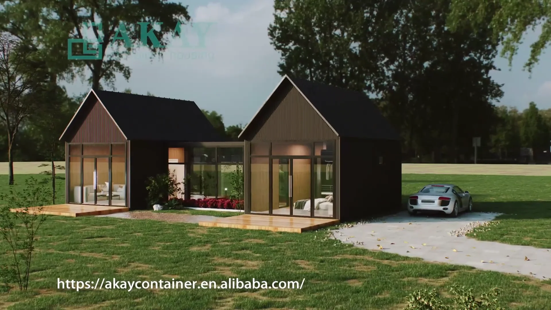 High Quality Living Container House Steel Structure 2 Bedroom Movable ...