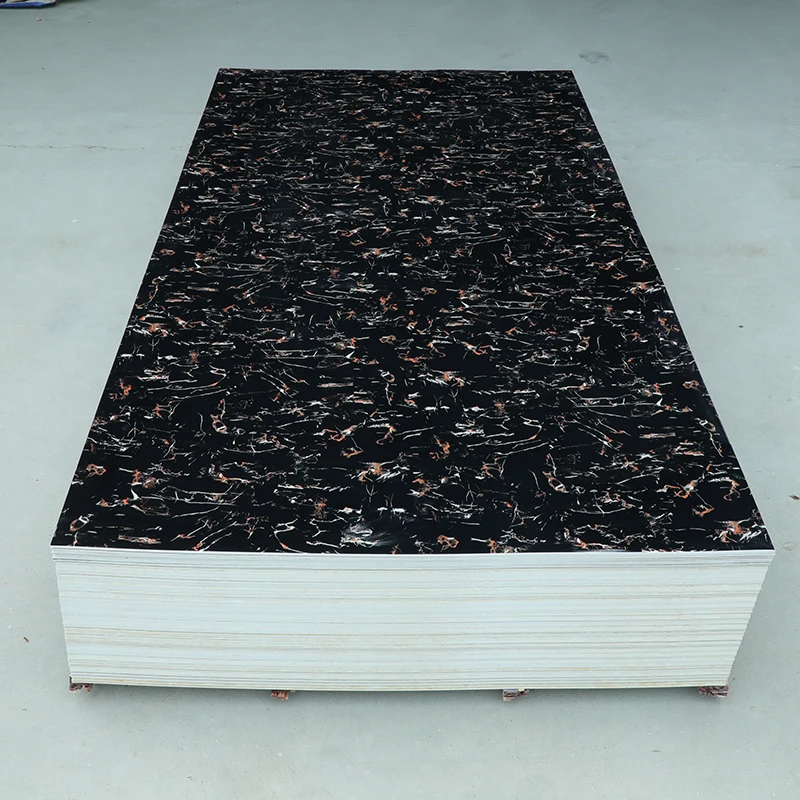 2024 New Launch Pvc Marble Wall Panel 3mm Interior Glossy Marble Sheet ...