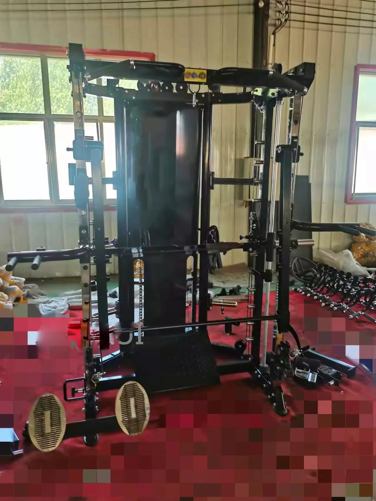 Strength Home Gym Rack Multi Functional Trainer Power Rack Smith ...