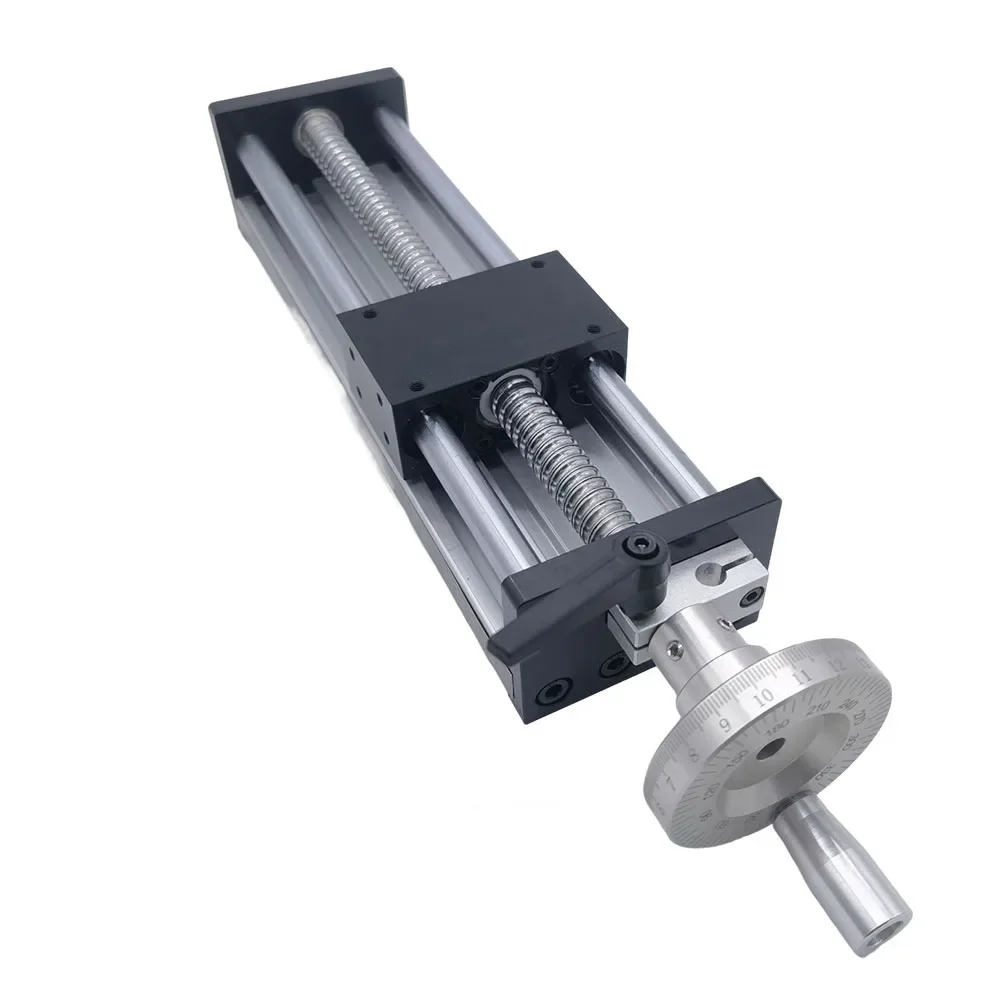 Workbench Linear Guide Manual Sliding Table 50-500MM Stroke