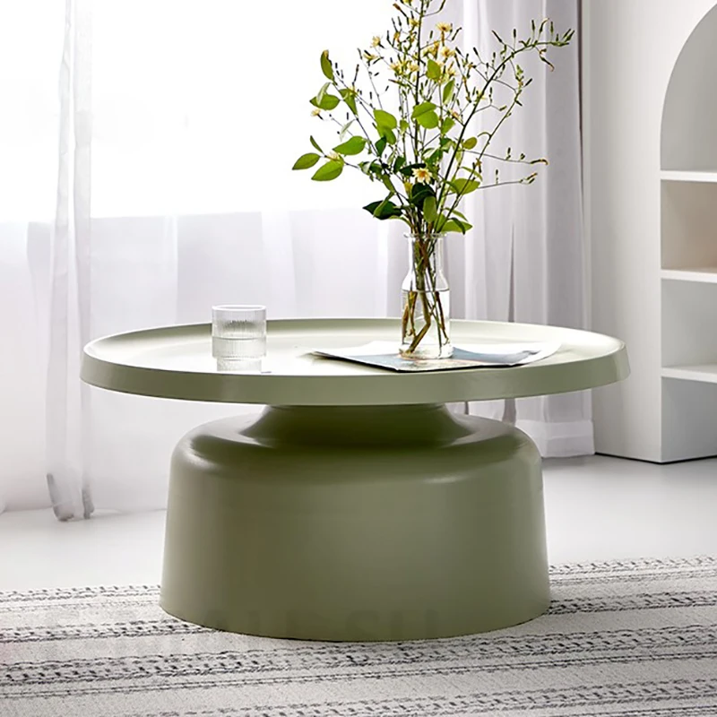 Luxury Nordic Round Modern Side Table Lamp Unique Simple Style Marble ...