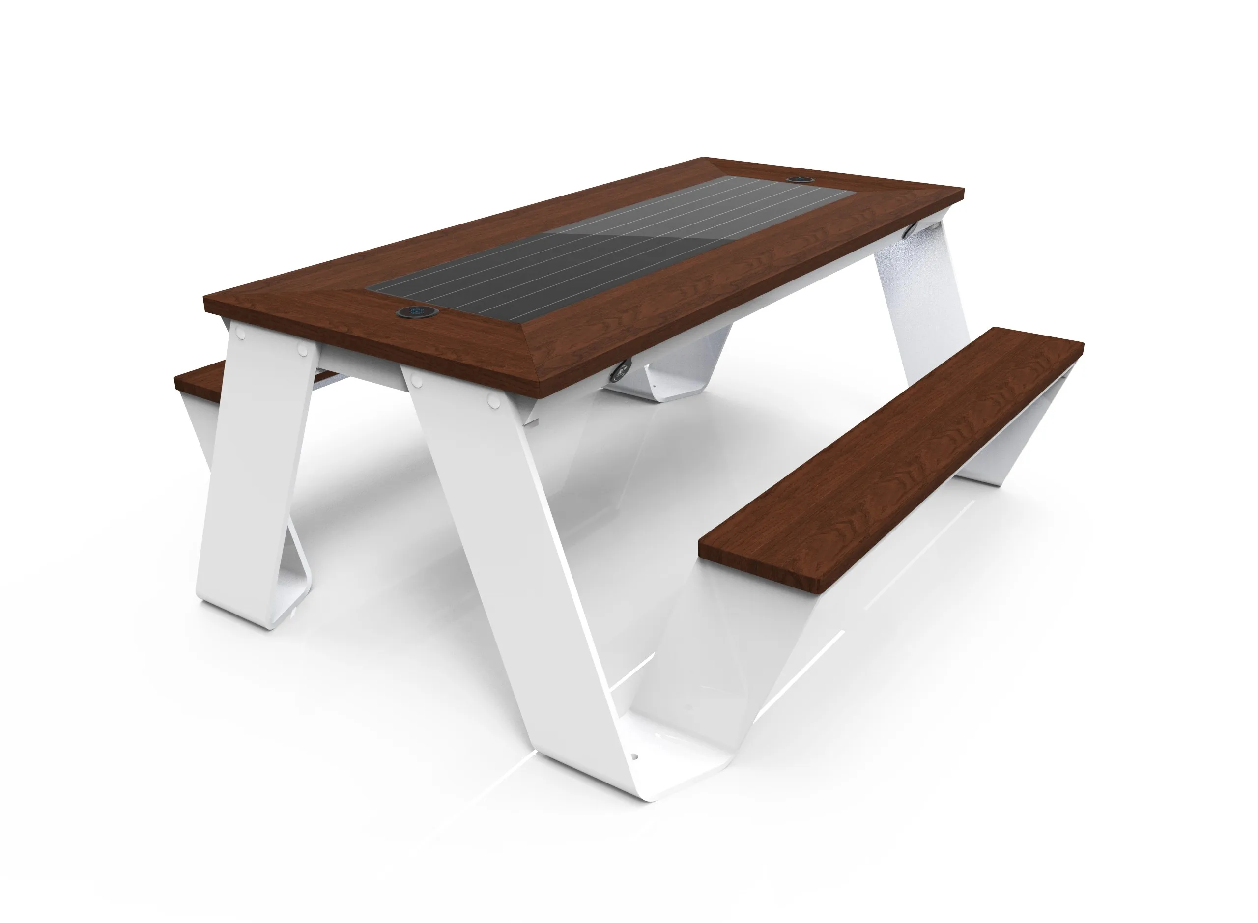 Solar Smart Seats - Eco-Friendly Outdoor Benches