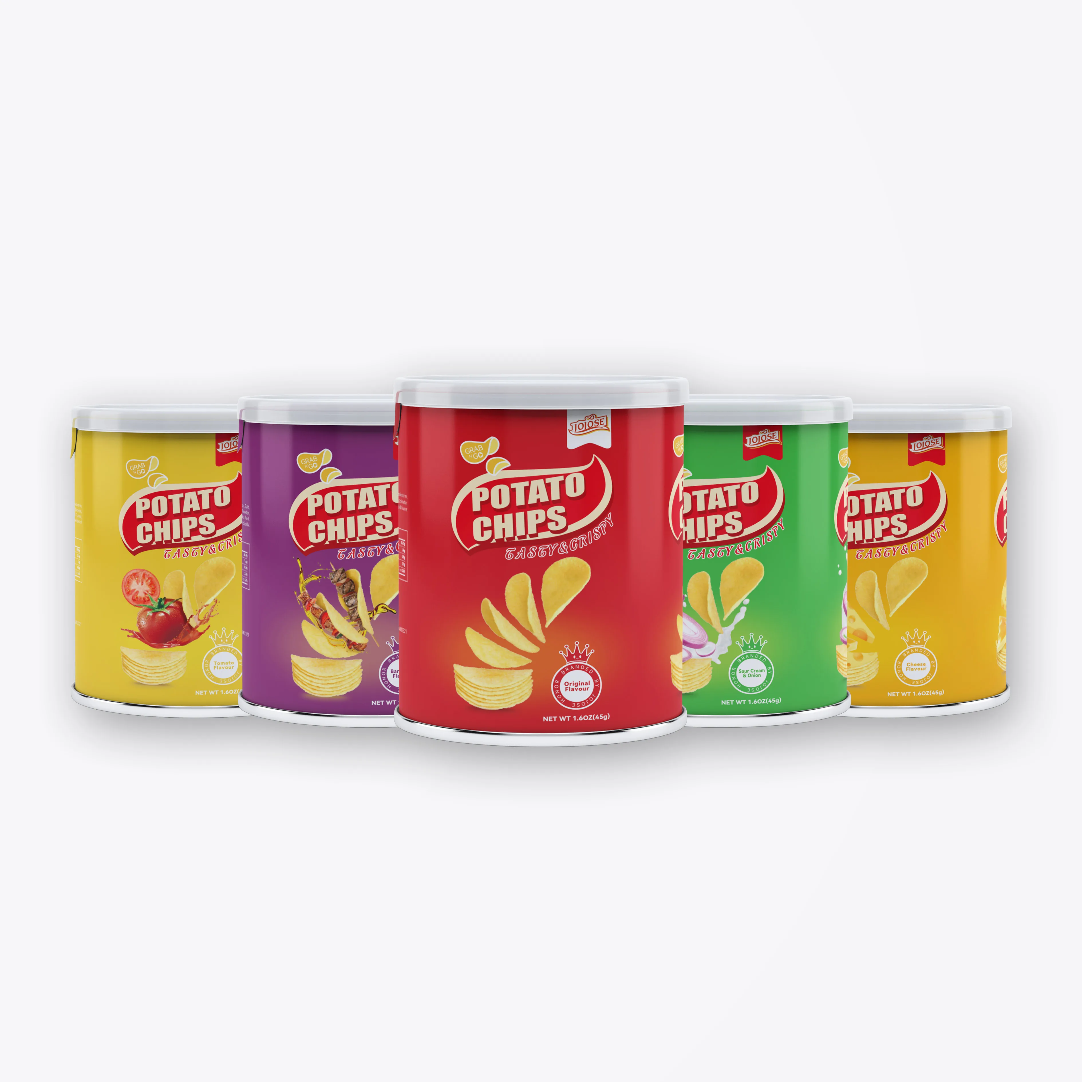 Jojose Stackable Potato Chips Stackable Pringles & Lays & Pepsico Made ...