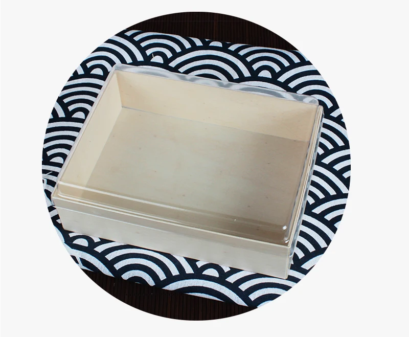 Biodegradable Wooden Food Containers - Perfect for Sushi & Pastry