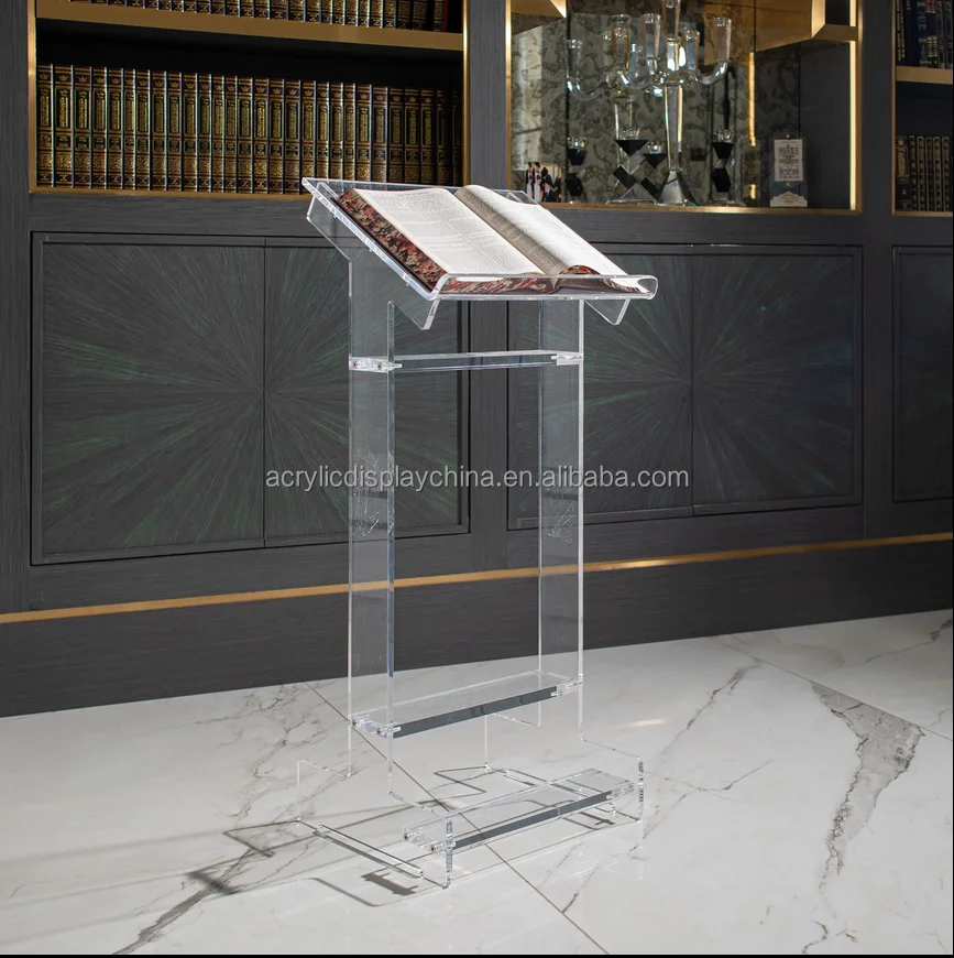 Modern Design Lucite Floor Shtender Luxury Standing Acrylic Floor ...