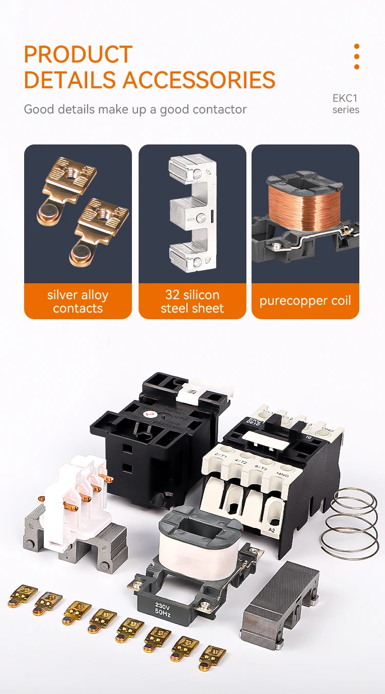 ETEK EKC1 Magnetic Contactor - Reliable AC Control