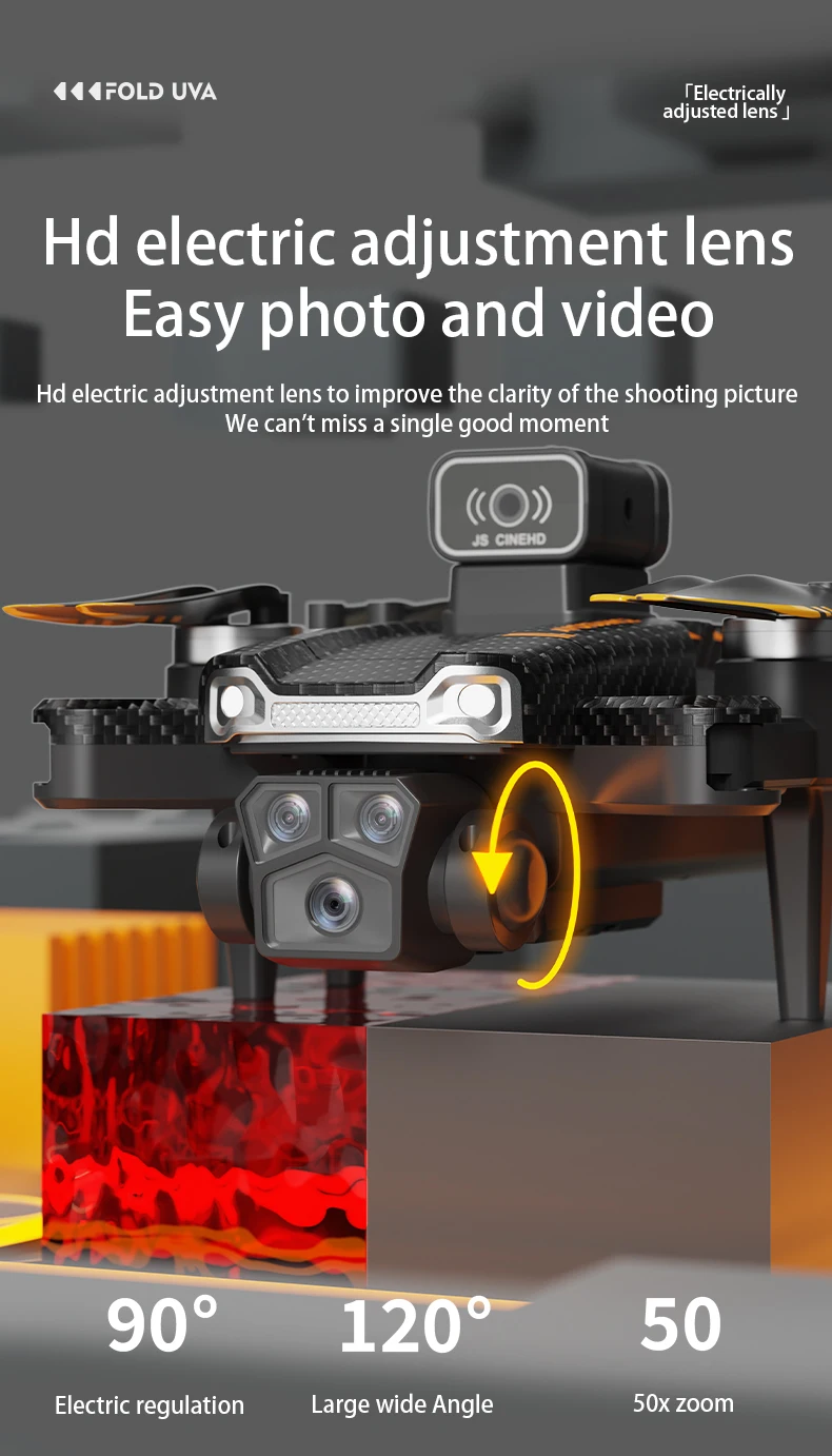 JS22 Fpv Brushless 4k Beginner Expert Dual Camera Plastic Remote ...