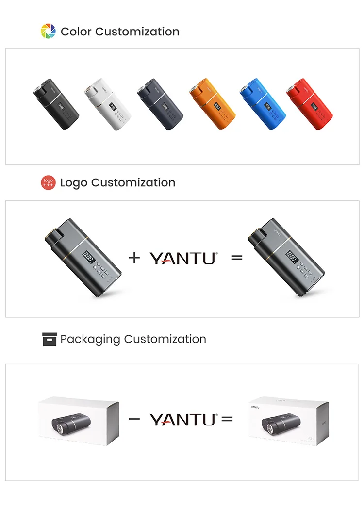 Yantu A31 Wired Corded 12v Mini Car Tyre Electric Portable Air Pump Air ...