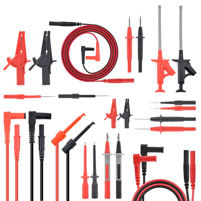 Multimeter Sharpest Test Probes Extended Range Plunger Mini-hooks Power ...
