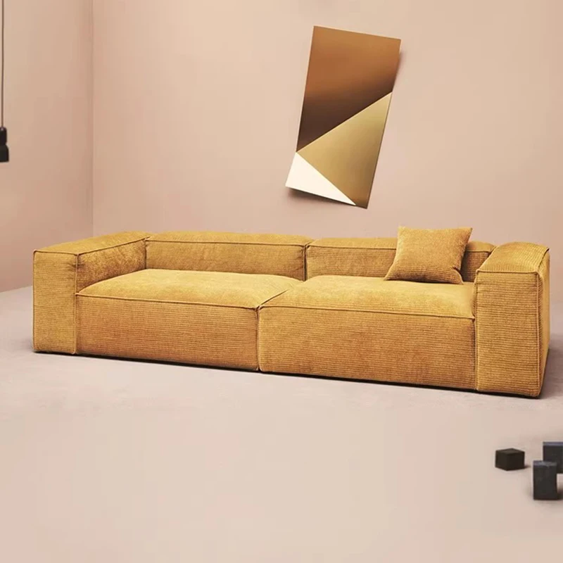 Comfortable Living Room Furniture Linen Vacuum Compression Sofa Family ...