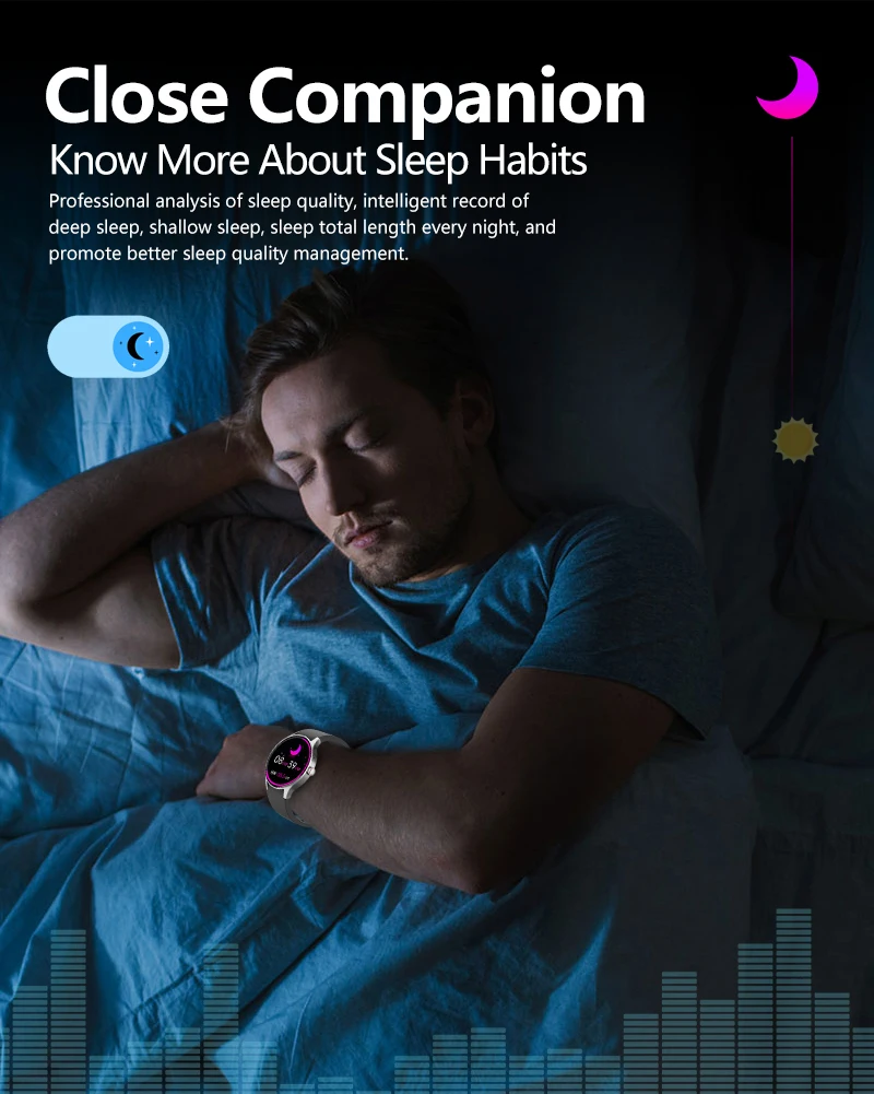 Amoled Round Screen Full Touch Smartwatch Multi-color Choice Magnetic ...