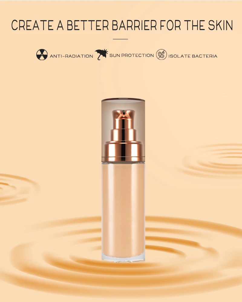 Waterproof Liquid Foundation Matte Finish Lightweight Foundation ...