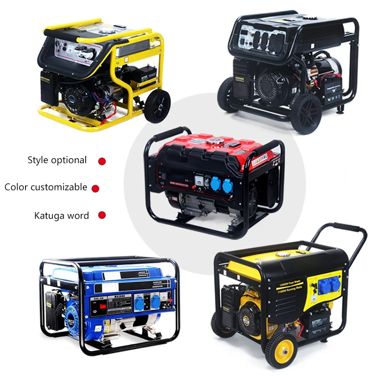 Customized Power Electric Small Mini Super Quiet Fuel Petrol Generator ...