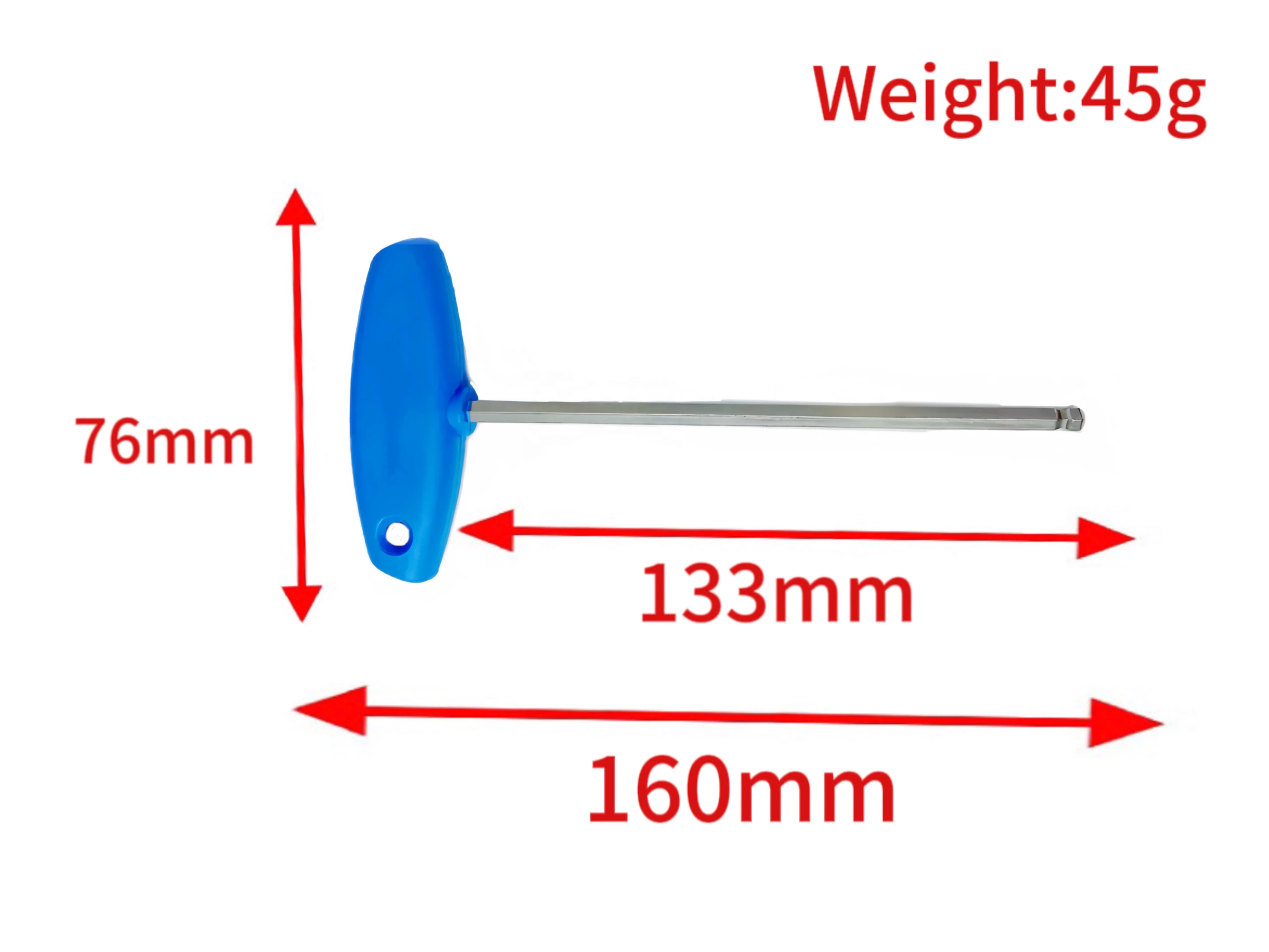 T-shaped Hexagonal Ball Head Wrench Screwdriver Repair Metric Wrench ...