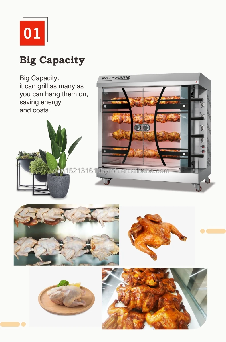 Professional Chicken Rotisserie Machine for Perfect Roasting Ideal for ...