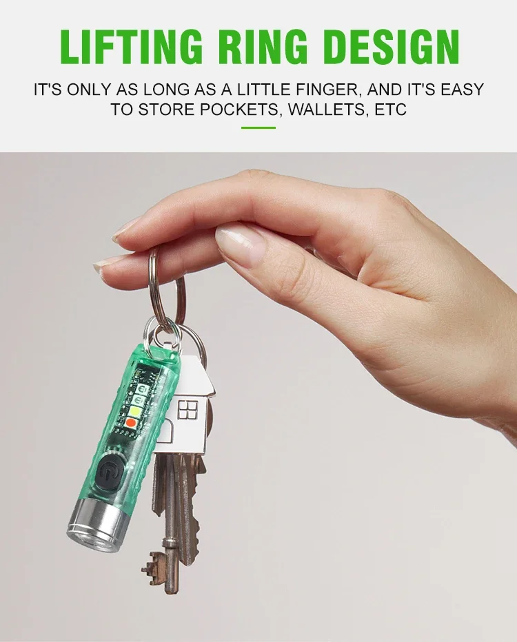 Helius Mini Keychain LED - Portable, Rechargeable Light