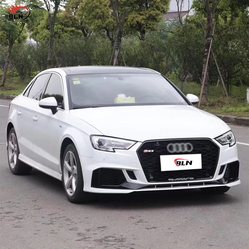 Rs3 Style Body Kit Include Bumper Grille Suit For Audi A3 2017 2018 2019 - Buy Upgrade Car ...