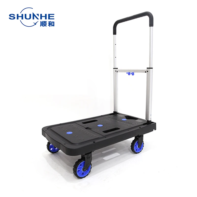 Portable Industrial Folding Hand Truck Platform Trolley Cart - Light ...