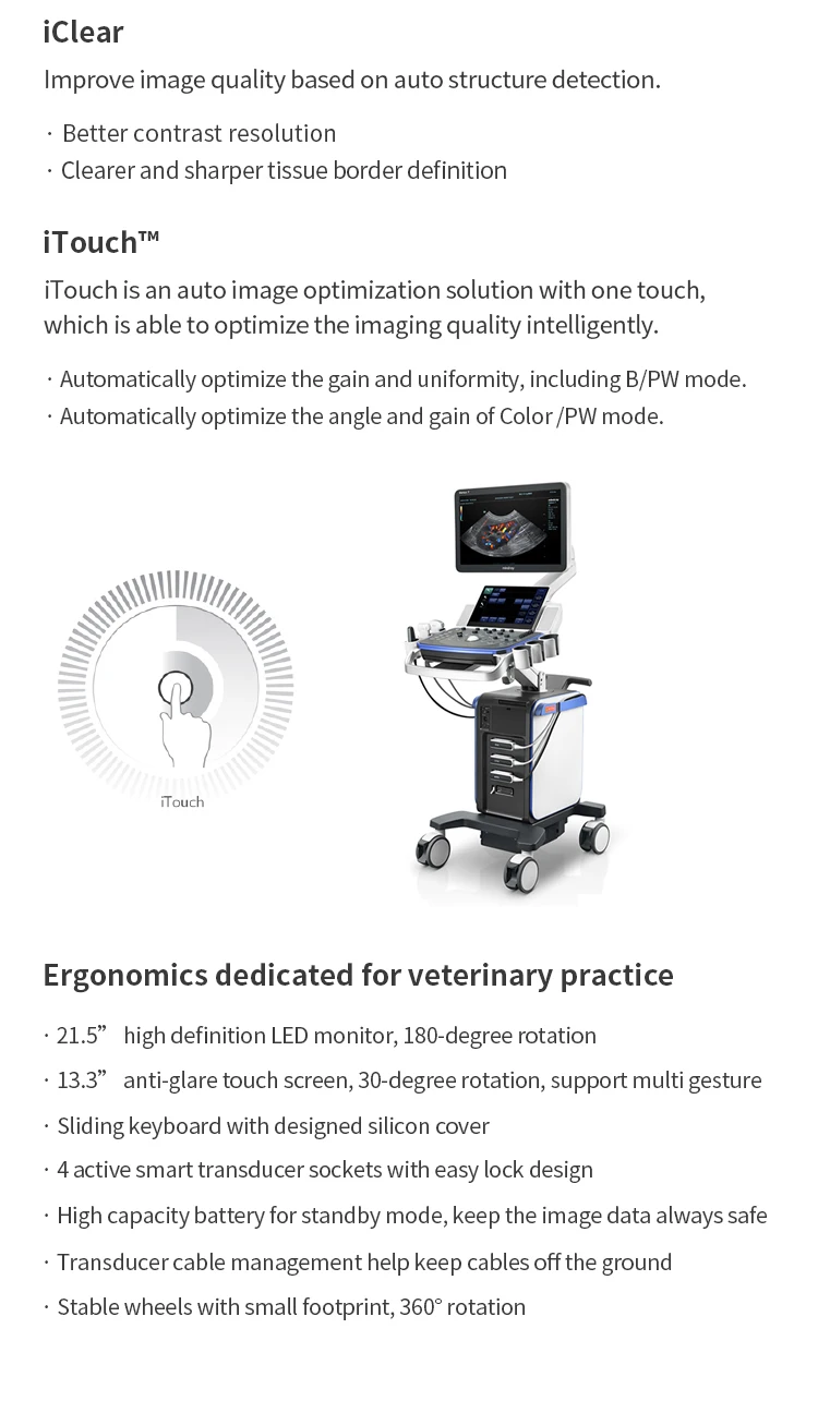 Mindray Vetus 7 Veterinary Diagnostic Ultrasound System - 3D/4D Imaging ...