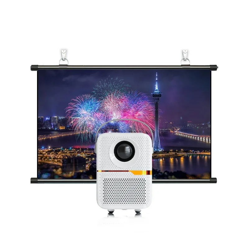 New Lcd Projector 6k Resolution 3d Micro Short Throw Led Mini Projector ...