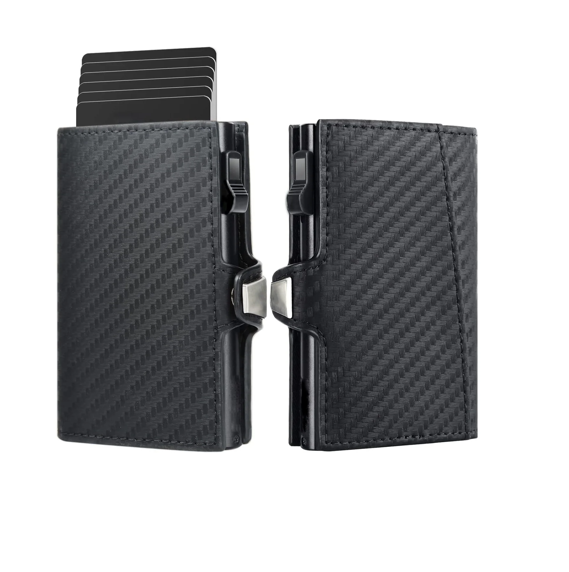 Brand New Automatic Pop-Up Trifold Credit Card Holder RFID Blocking ...