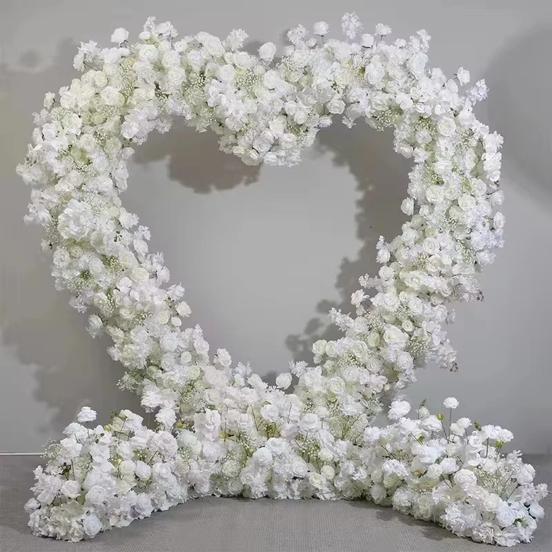 Heart Shaped Arch Artificial Flower Creative Wedding Decor Party Decor ...